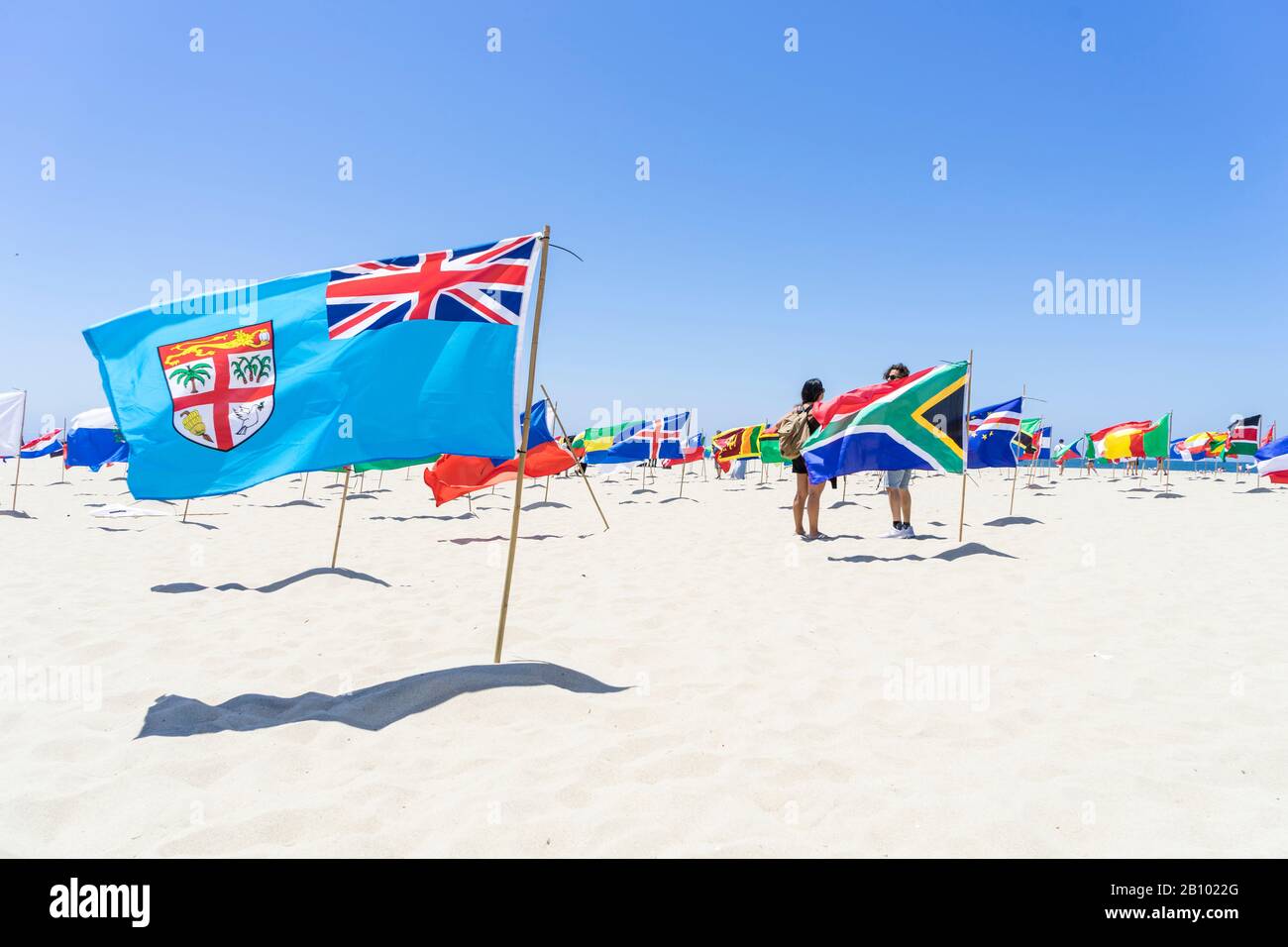 Sea of flags installation hi-res stock photography and images - Alamy