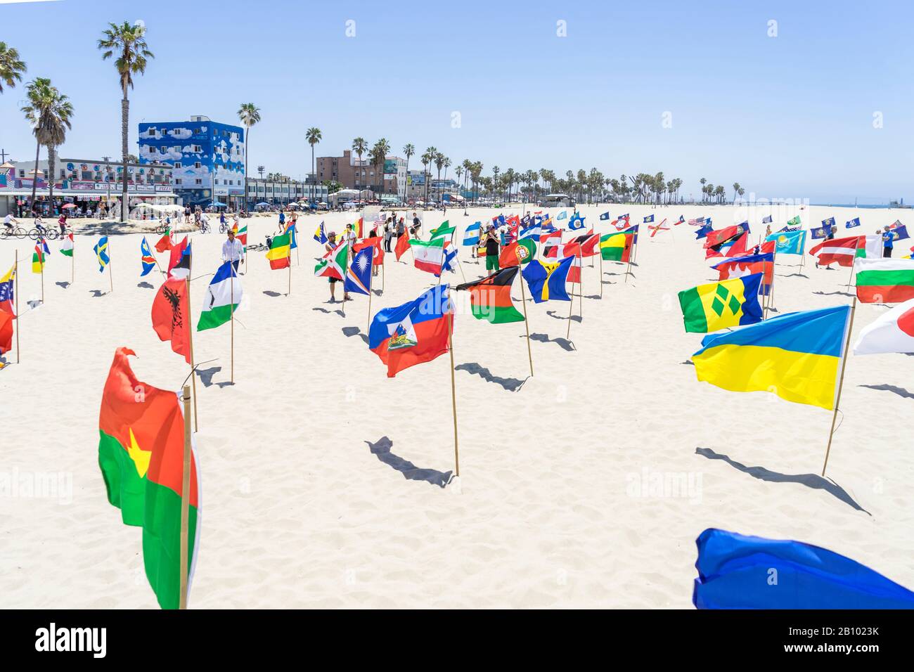 Sea of flags installation hi-res stock photography and images - Alamy
