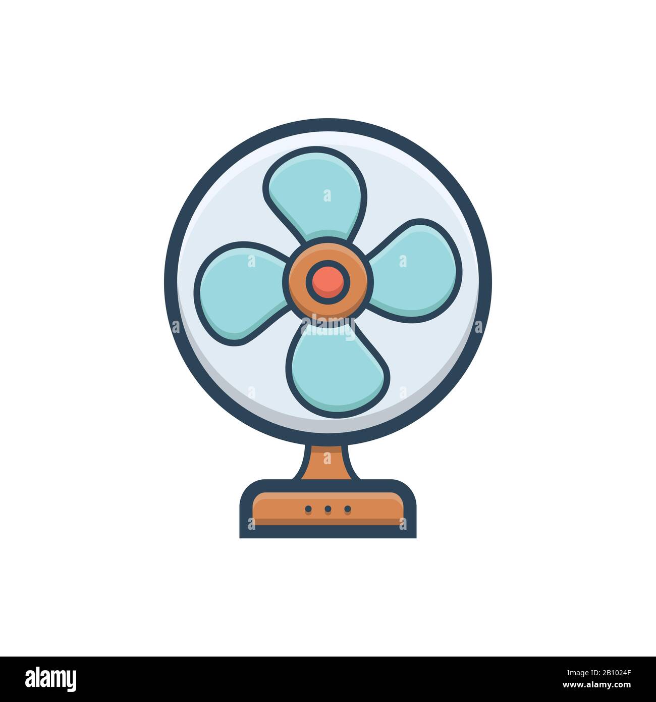 Illustration for Table fan Stock Vector Image & Art - Alamy