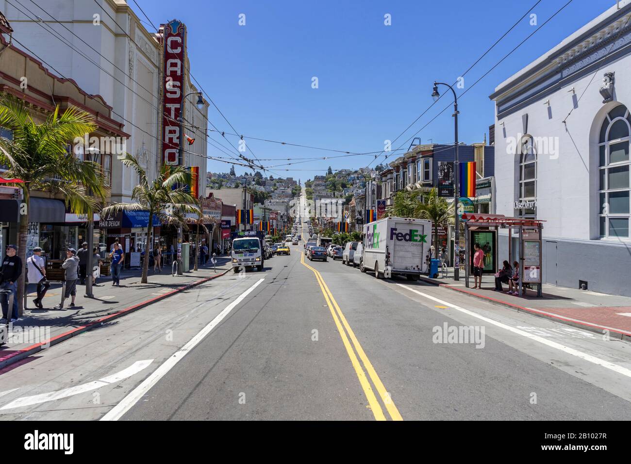 The Castro trendy district, San Francisco, California, USA Stock Photo ...