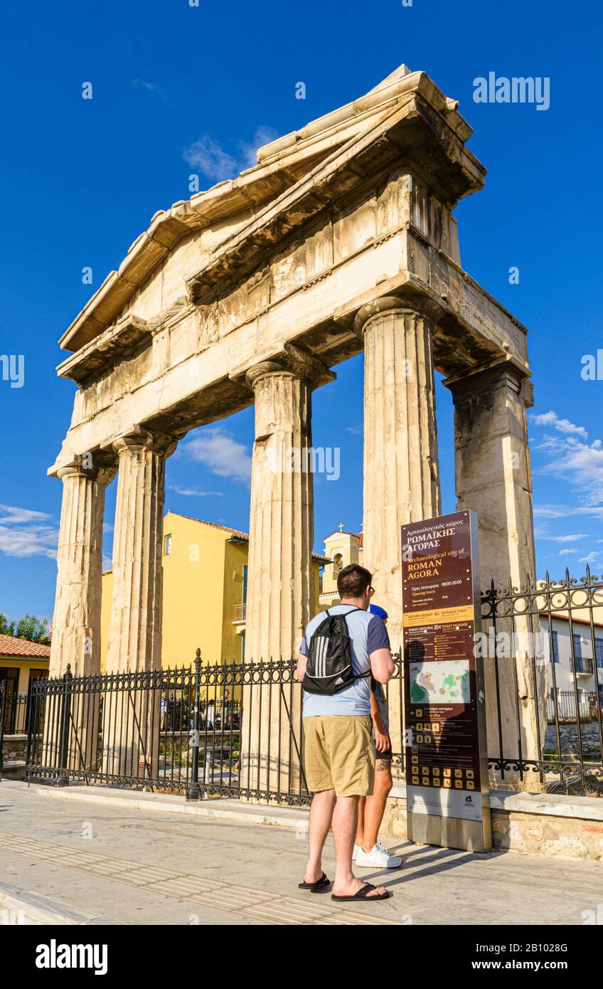 Arch of athena archegetis hi-res stock photography and images - Alamy