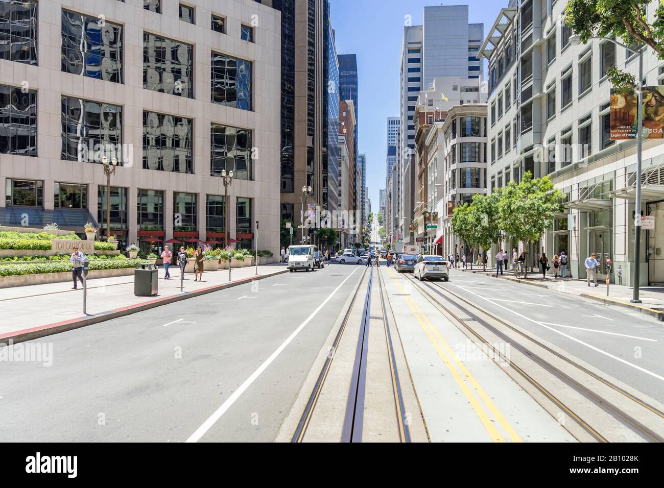California townscape centre city hi-res stock photography and images ...