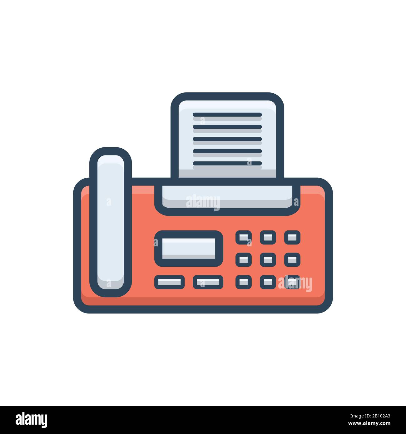 Fax Machine Vector