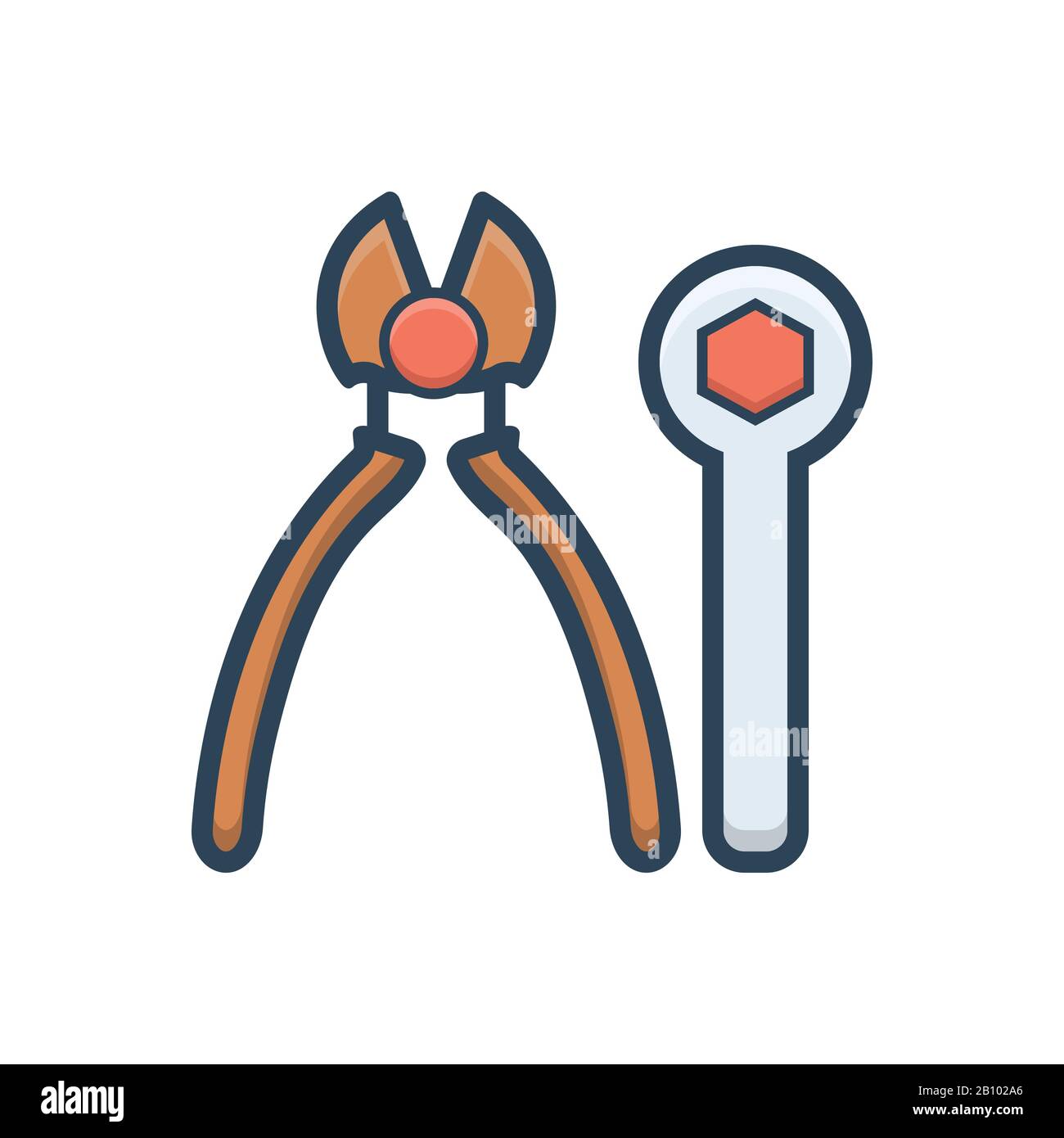 Illustration for Tools settings Stock Vector Image & Art - Alamy