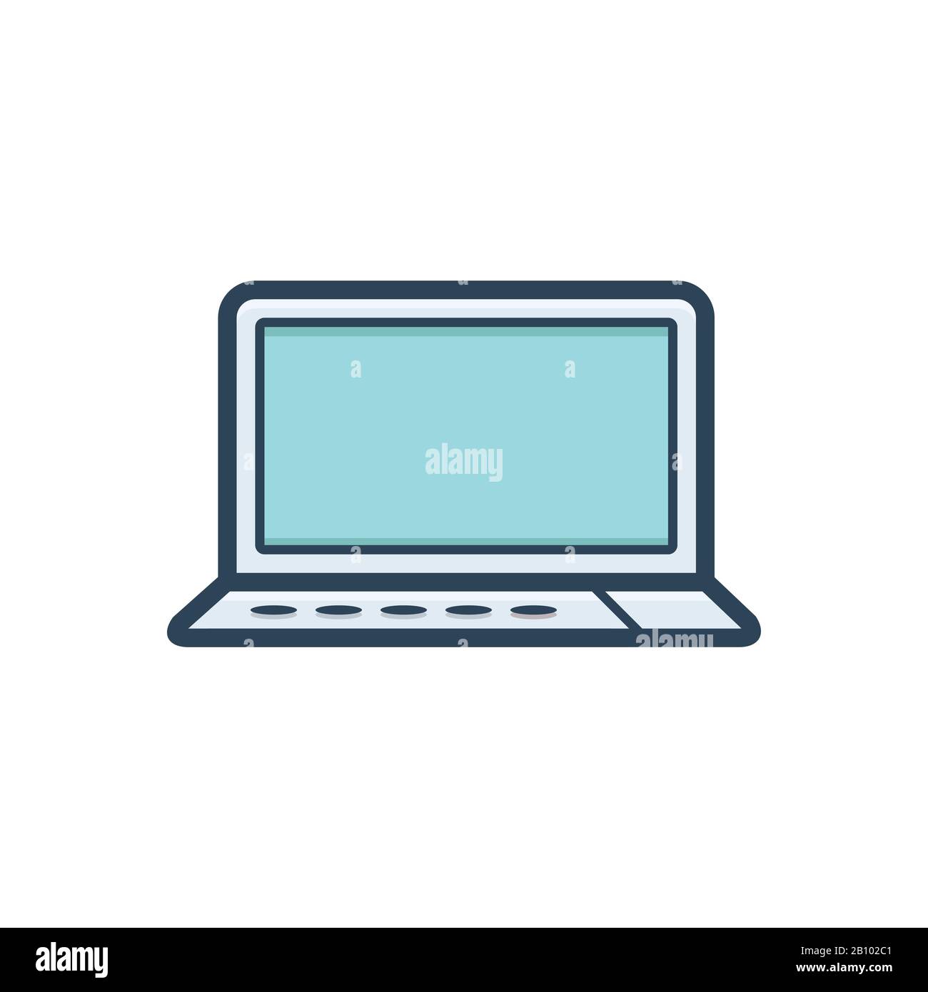 Illustration for Laptop Stock Vector Image & Art - Alamy