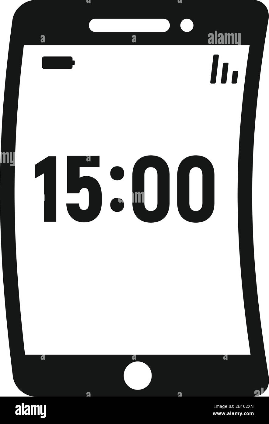 Foldable device icon. Simple illustration of foldable device vector ...