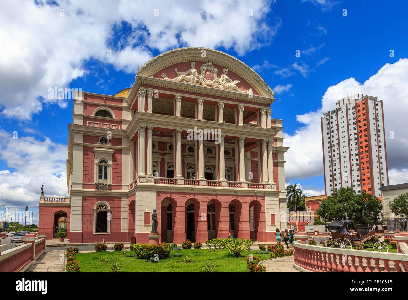 The Teatro Amazonas Is An Opera House In Manaus High Resolution Stock ...