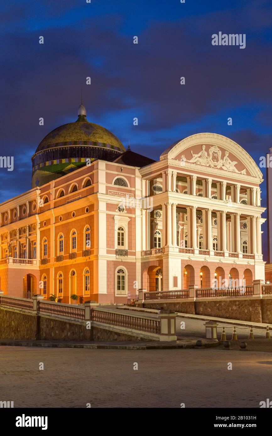 The Teatro Amazonas Is An Opera House In Manaus High Resolution Stock ...