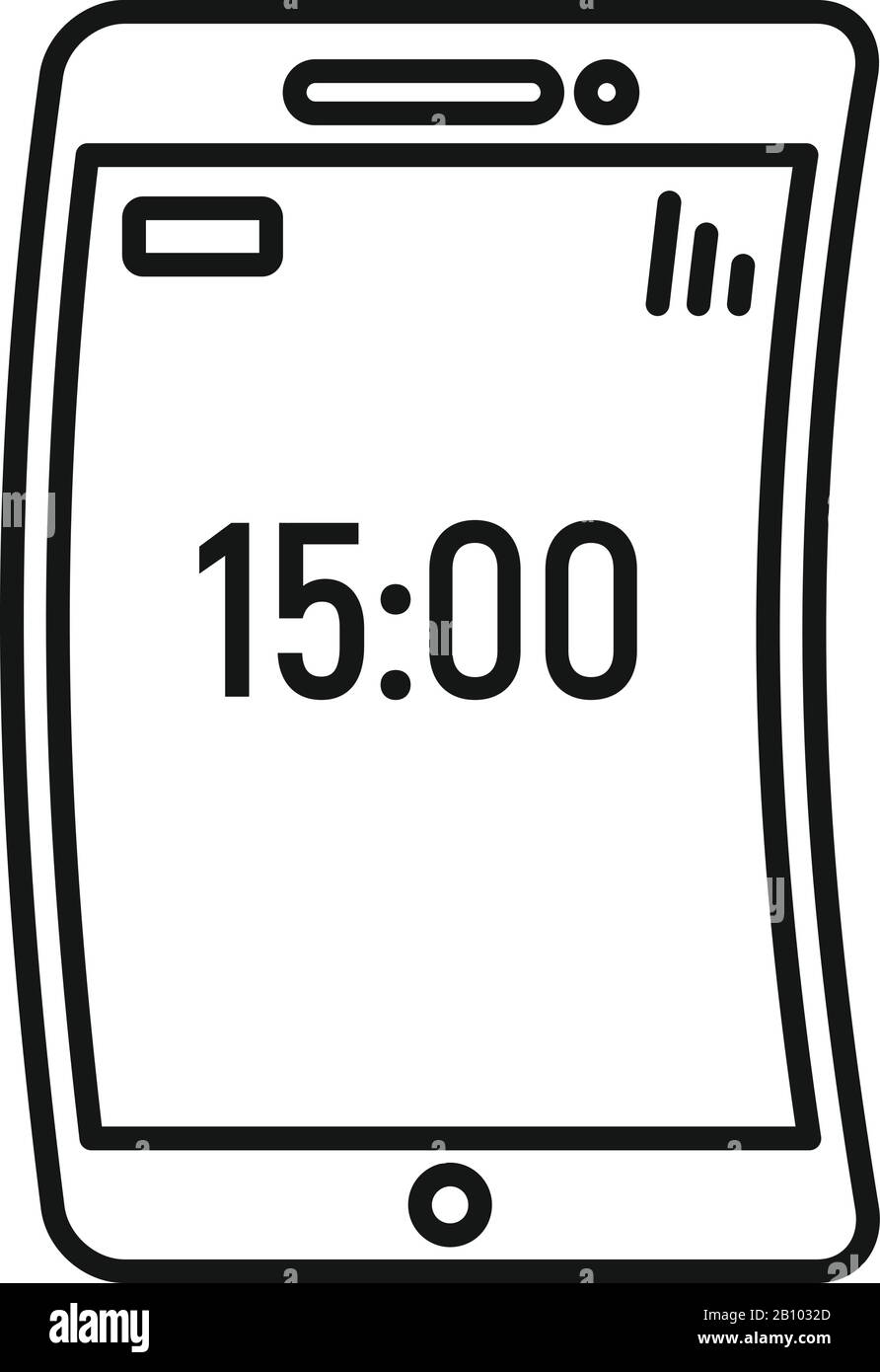 Foldable device icon. Outline foldable device vector icon for web ...