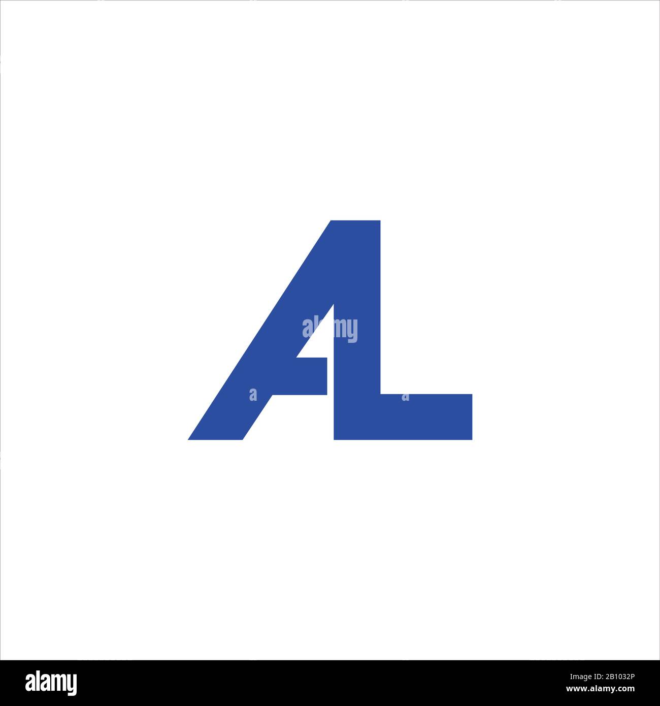 Initial letter al or la logo design template Stock Vector Image & Art ...