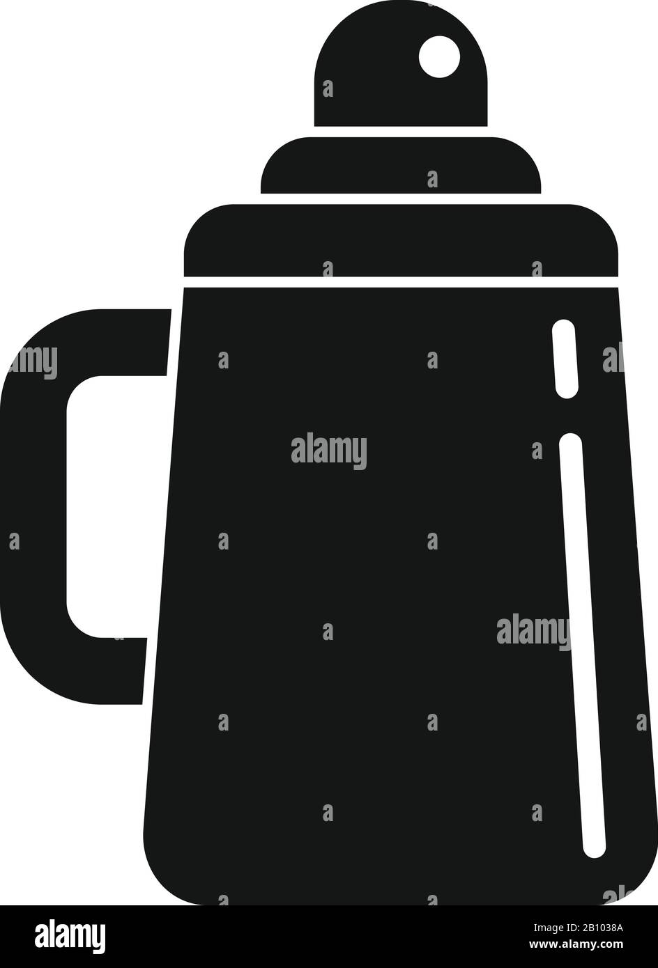 Kid milk bottle icon. Simple illustration of kid milk bottle vector ...