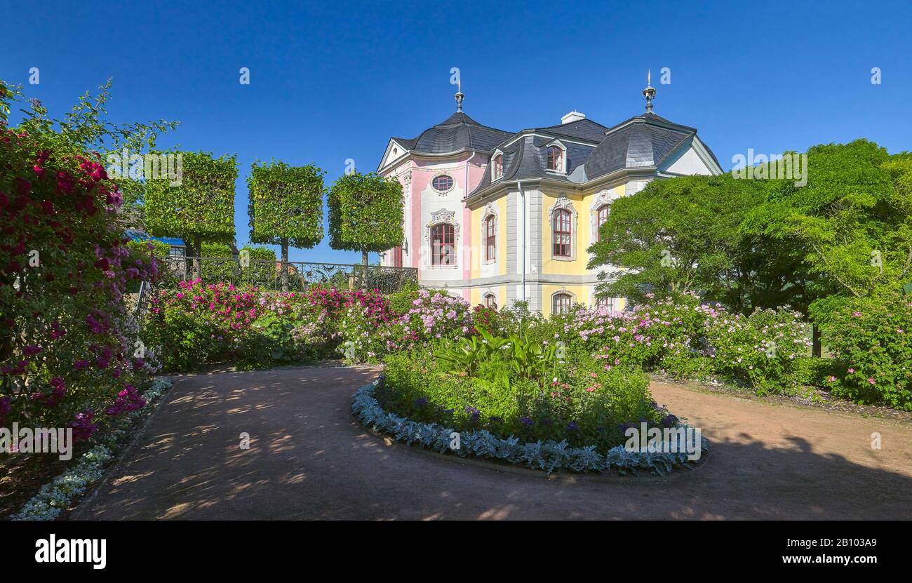 Rococo castle of the dornburger castles hi-res stock photography and ...