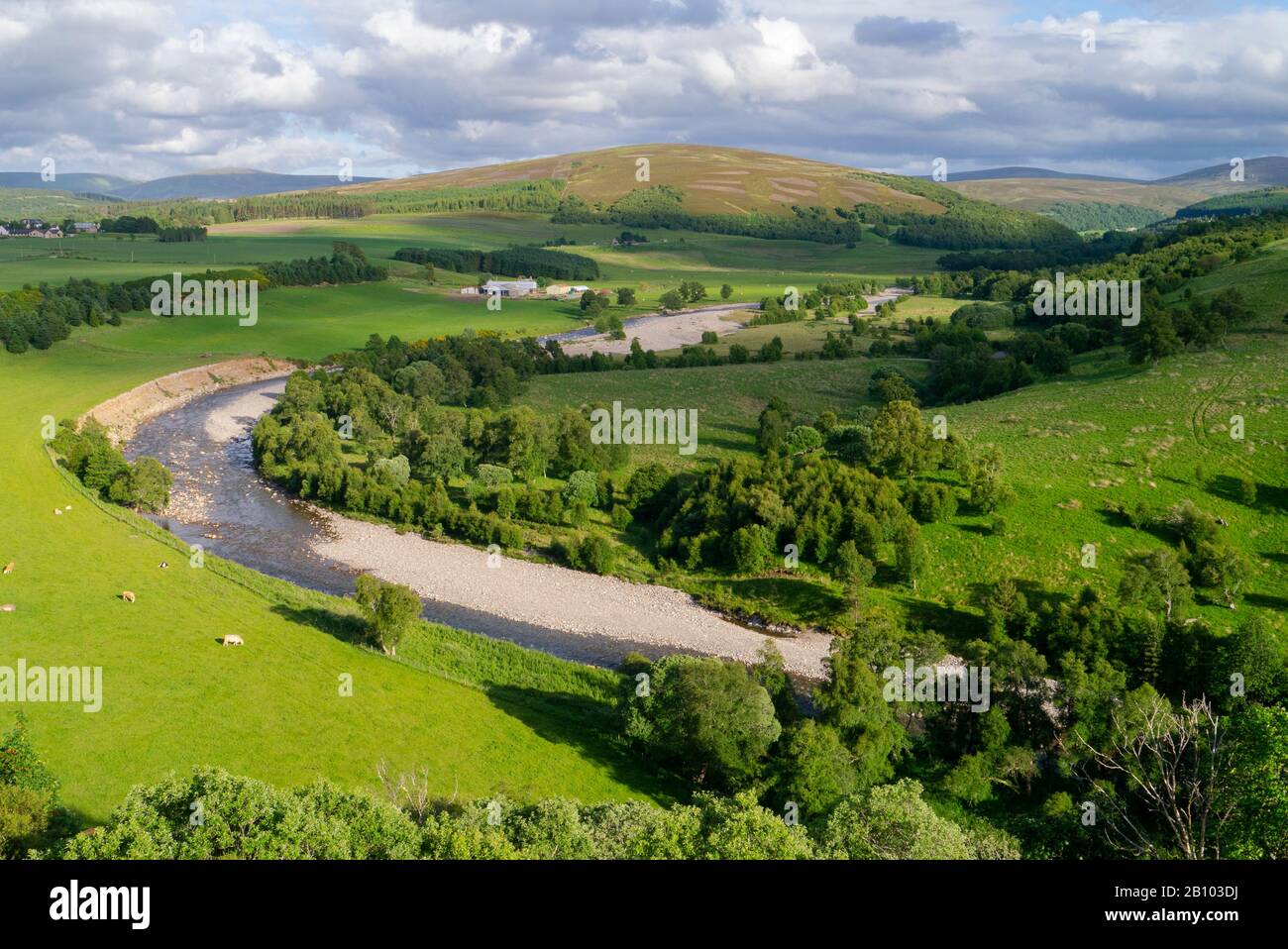 Landscape Royal Deeside Scotland UK Stock Photo - Alamy