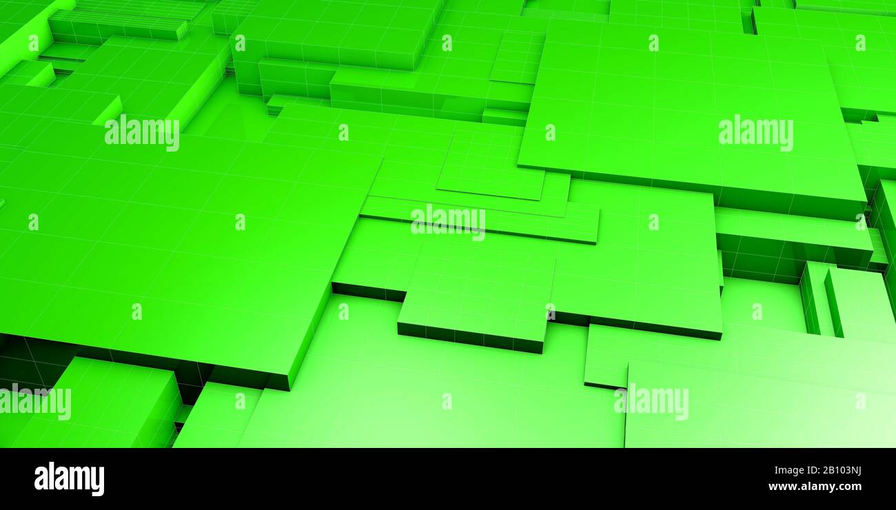 Systems Concept Abstract Background with Dynamic Data Blocks Stock ...