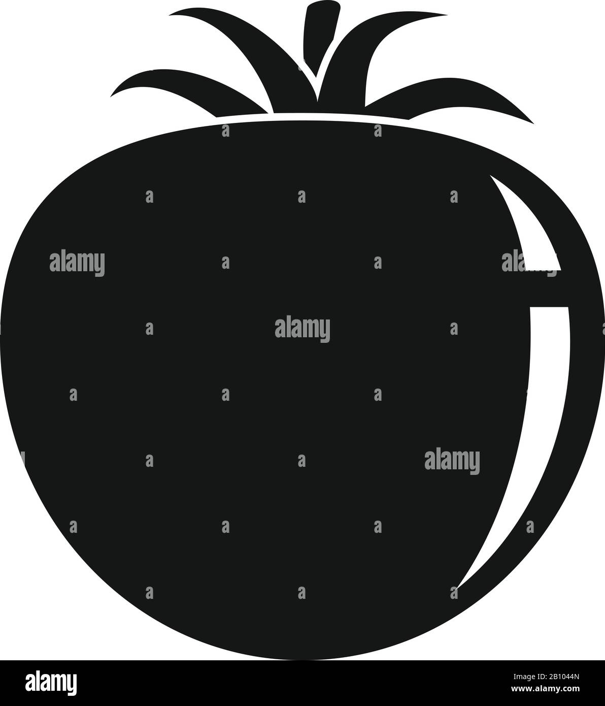 Tomato food icon. Simple illustration of tomato food vector icon for ...