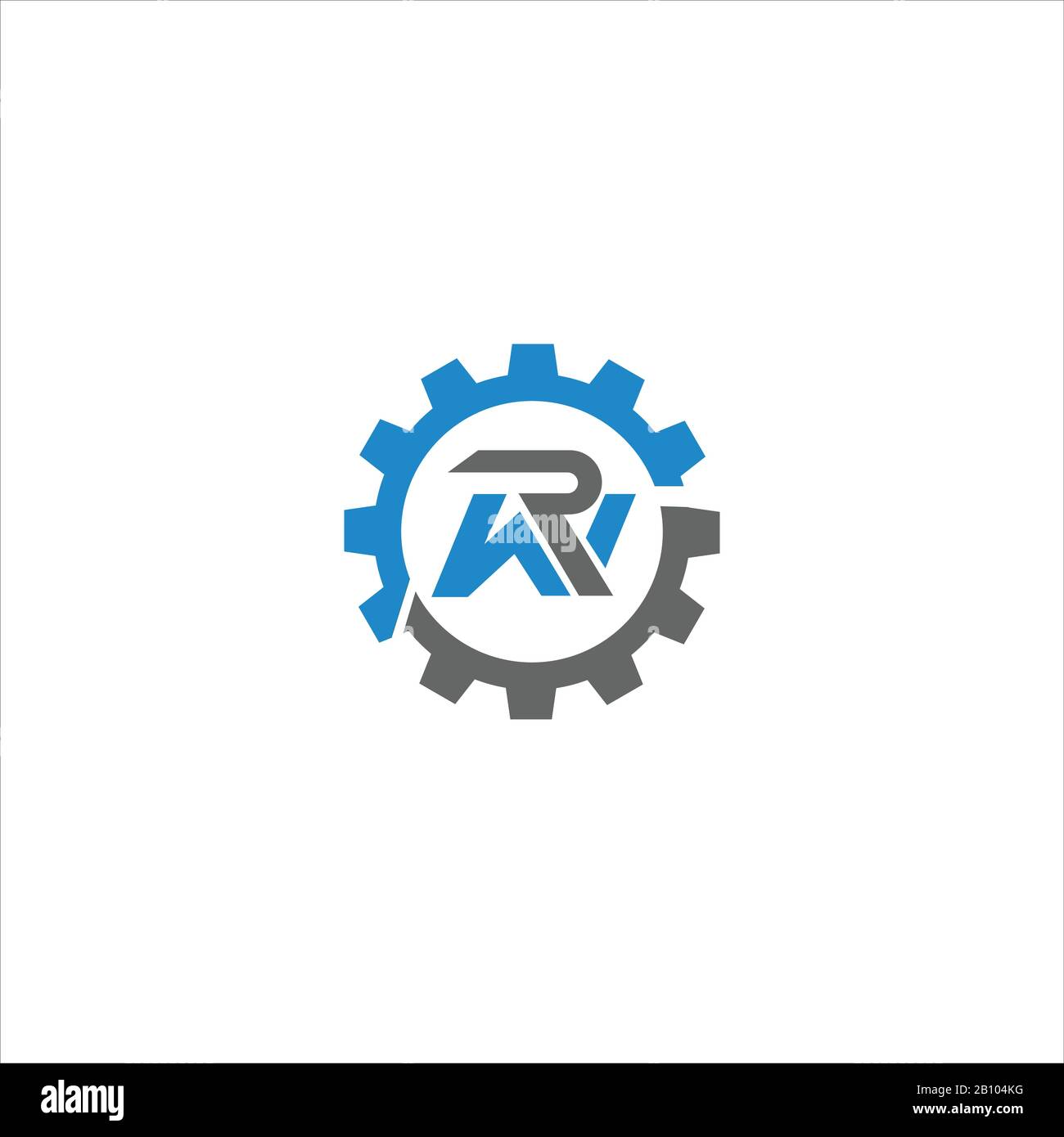 Initial letter wr or rw logo design template Stock Vector Image & Art ...