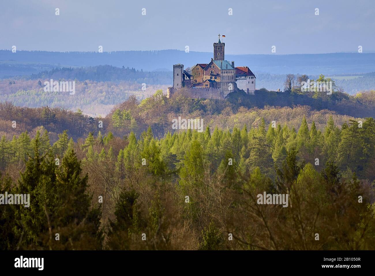 Wartburg Castle Eisenach Thuringian Forest High Resolution Stock ...