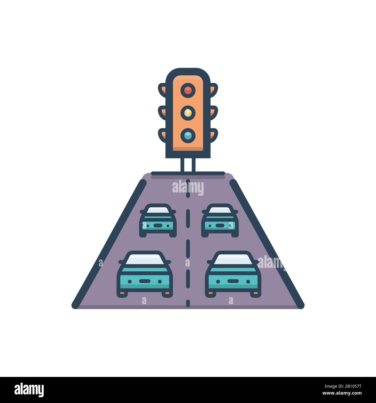 Traffic jam Stock Vector Images - Alamy