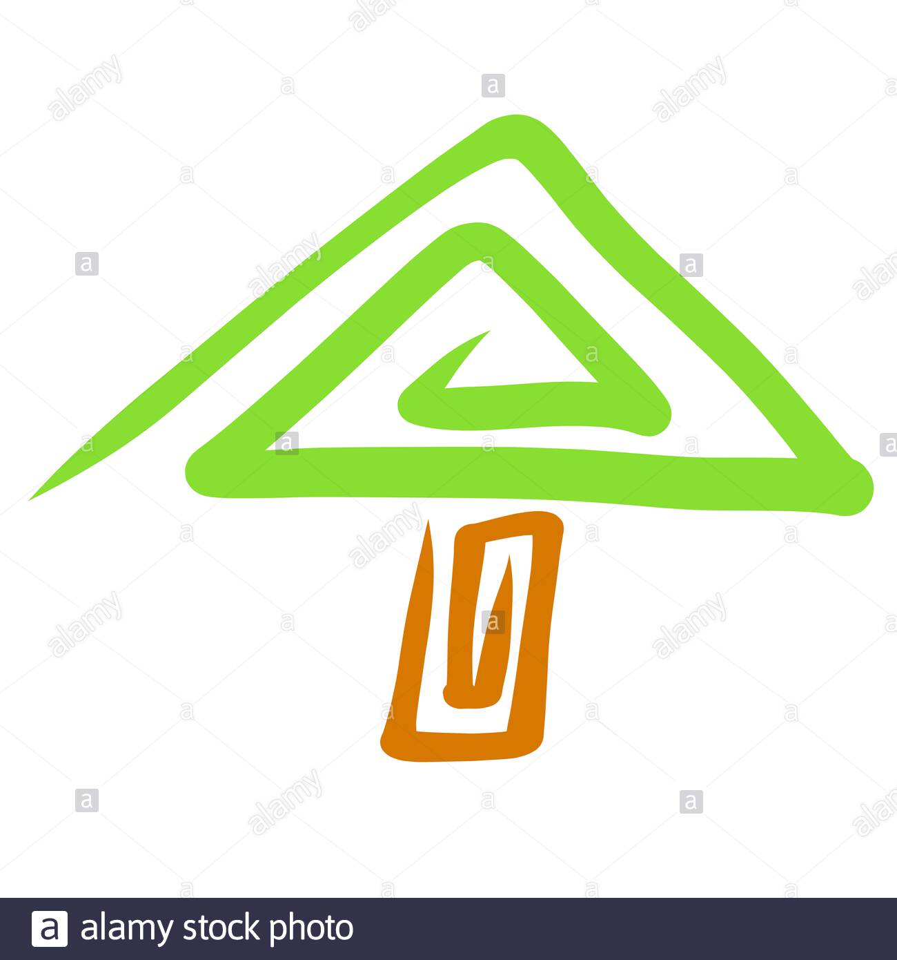 Triangular Shape Tree Stock Photos & Triangular Shape Tree Stock Images ...