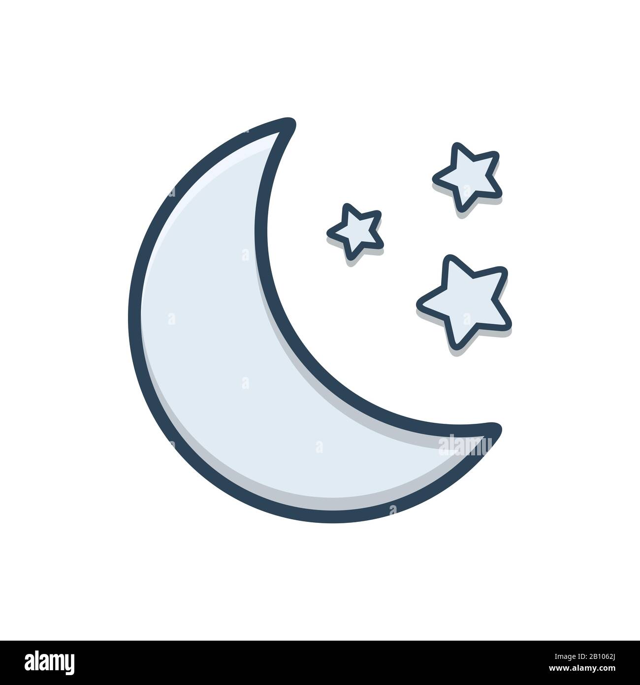 Illustration for Moon Stock Vector Image & Art - Alamy