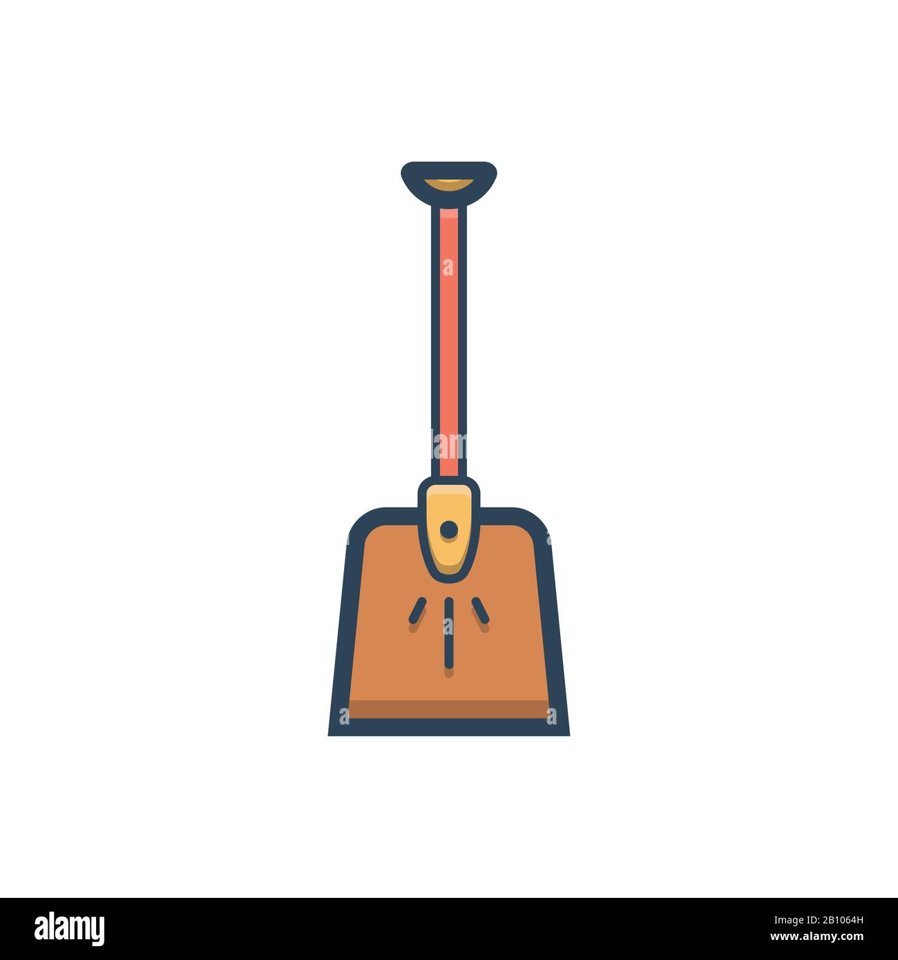 Spade tool vector hi-res stock photography and images - Alamy