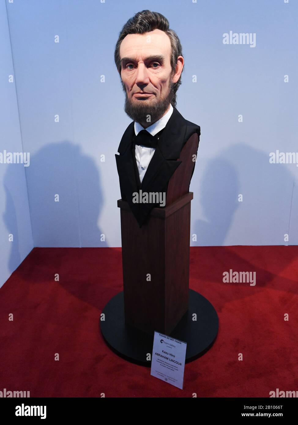 February 9, 2020, Los Angeles, California, USA: Kazu Hiro's representation of Abraham Lincoln at ...