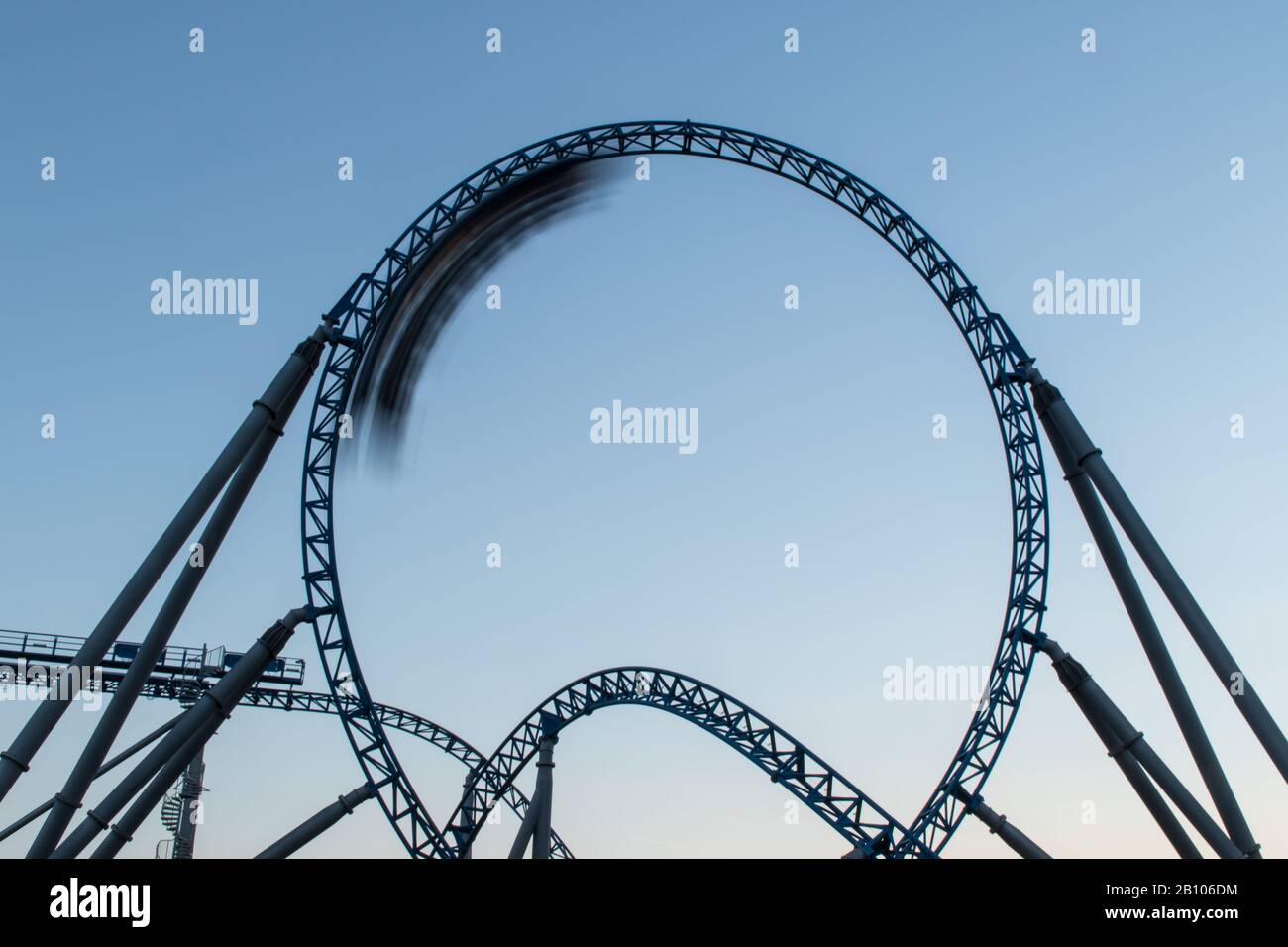 Looping roller coaster hi-res stock photography and images - Alamy