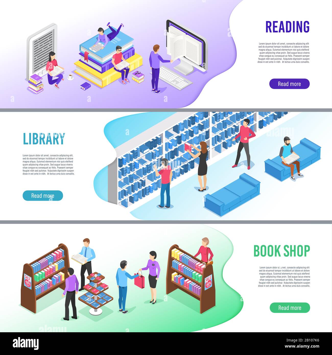 Book banner hi-res stock photography and images - Alamy