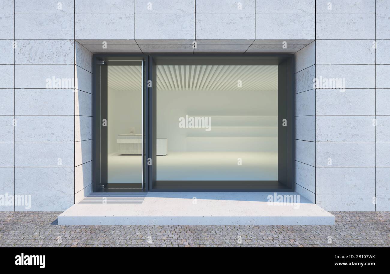 Display sale retail outside exterior front entrance hi-res stock ...