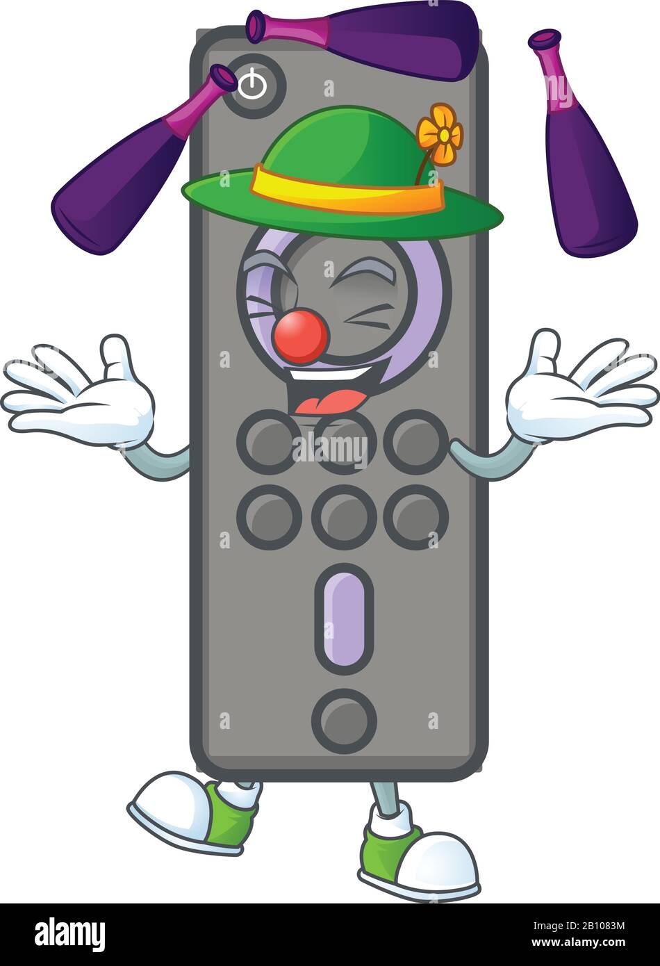 Juggling tv character cartoon hi-res stock photography and images - Alamy