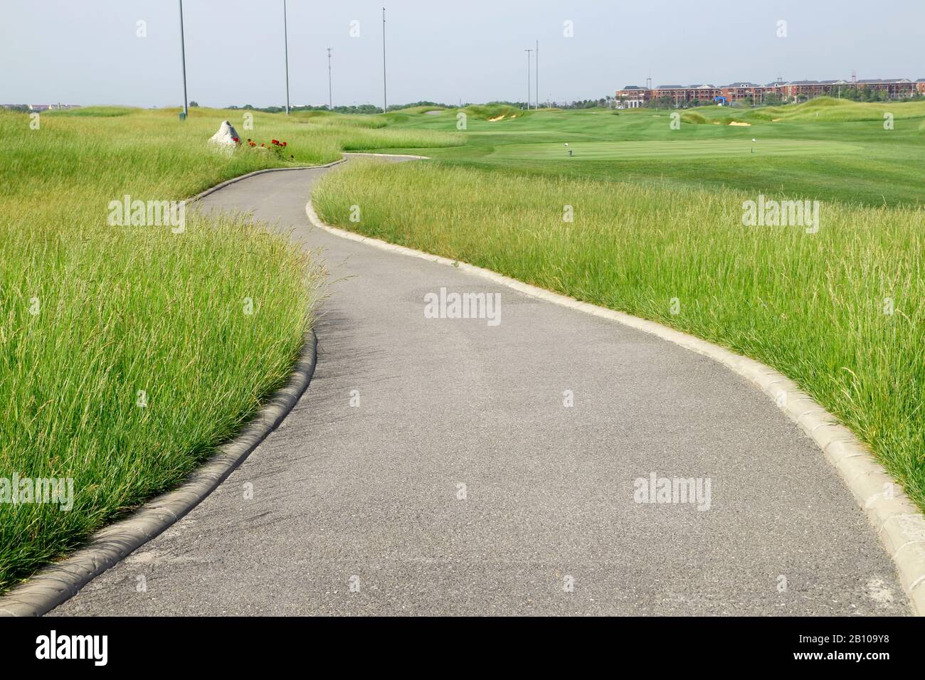 The golf course landscape,Leisure activities Stock Photo - Alamy