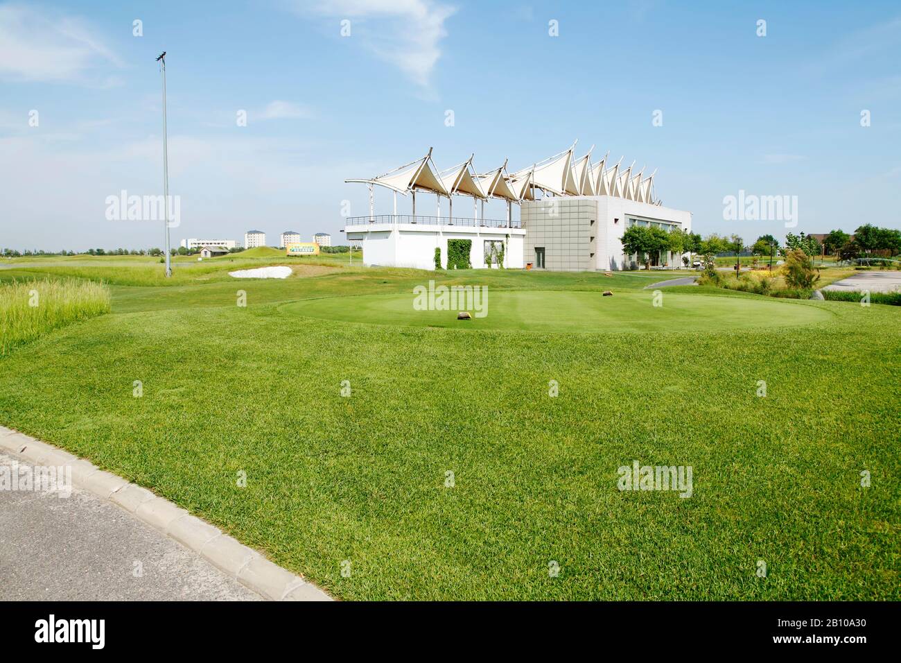 The golf course landscape,Leisure activities Stock Photo - Alamy