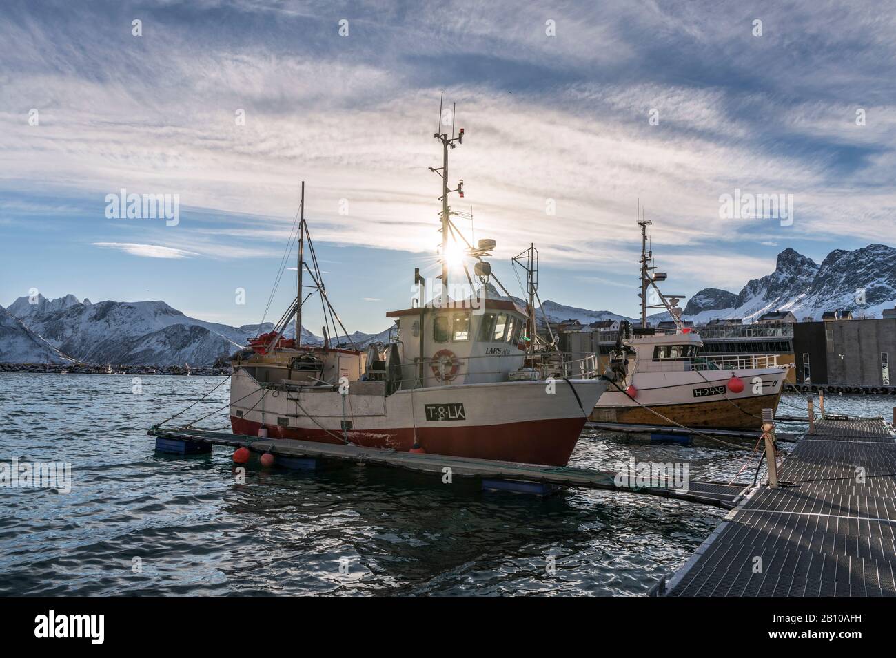 Senja fishing port hi-res stock photography and images - Alamy