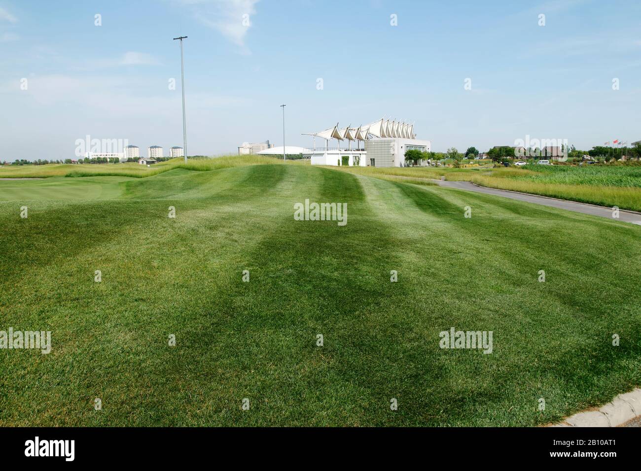 The golf course landscape,Leisure activities Stock Photo - Alamy