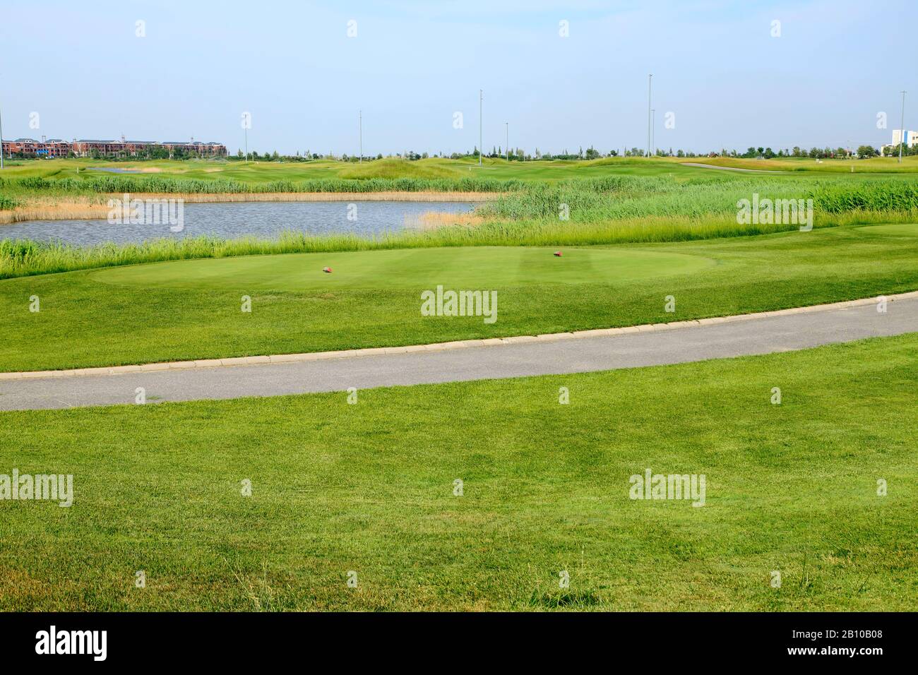 The golf course landscape,Leisure activities Stock Photo - Alamy