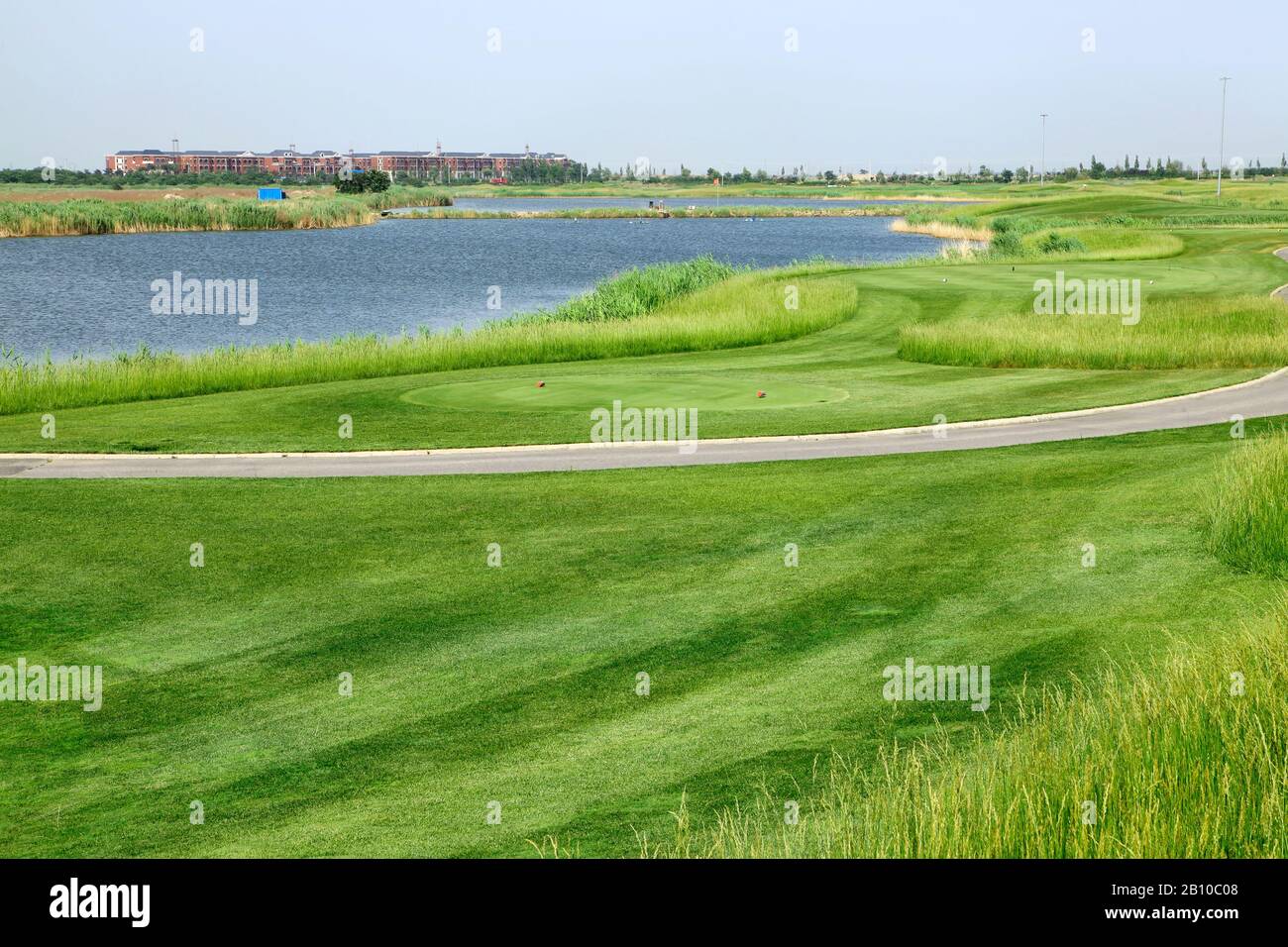 The golf course landscape,Leisure activities Stock Photo - Alamy