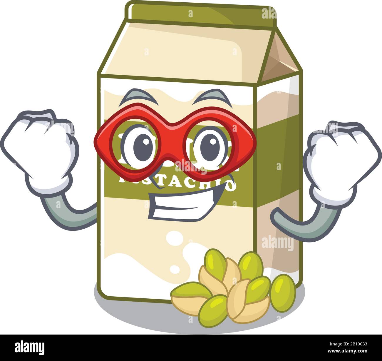 Cartoon illustration milk super hero hi-res stock photography and ...