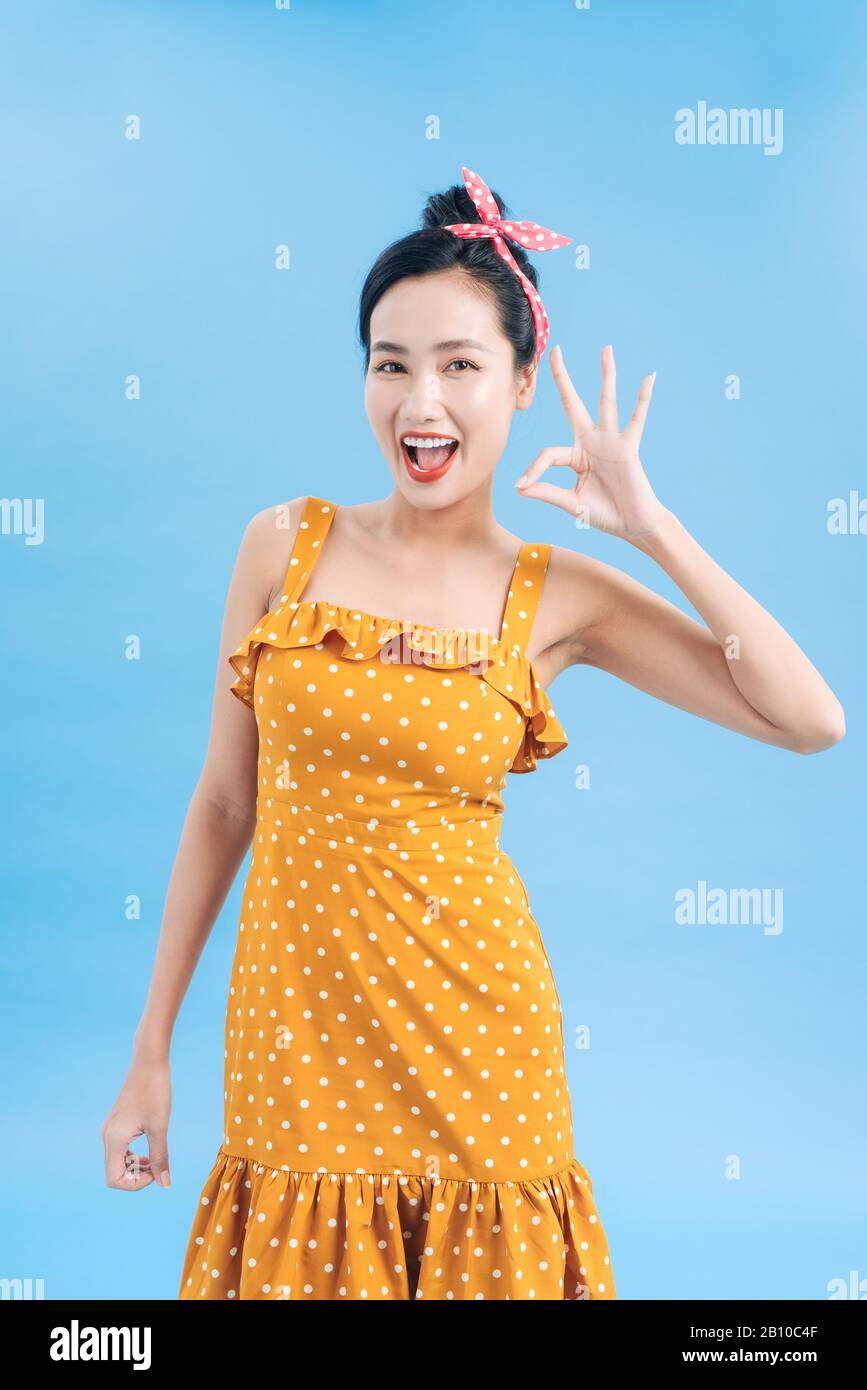 Portrait of her she nice-looking attractive lovely perfect cheerful ...