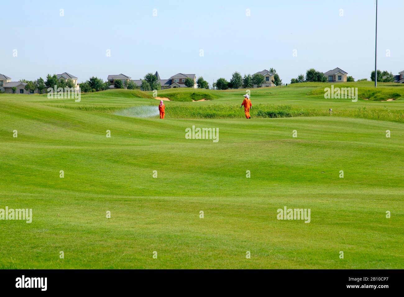 The golf course landscape,Leisure activities Stock Photo - Alamy
