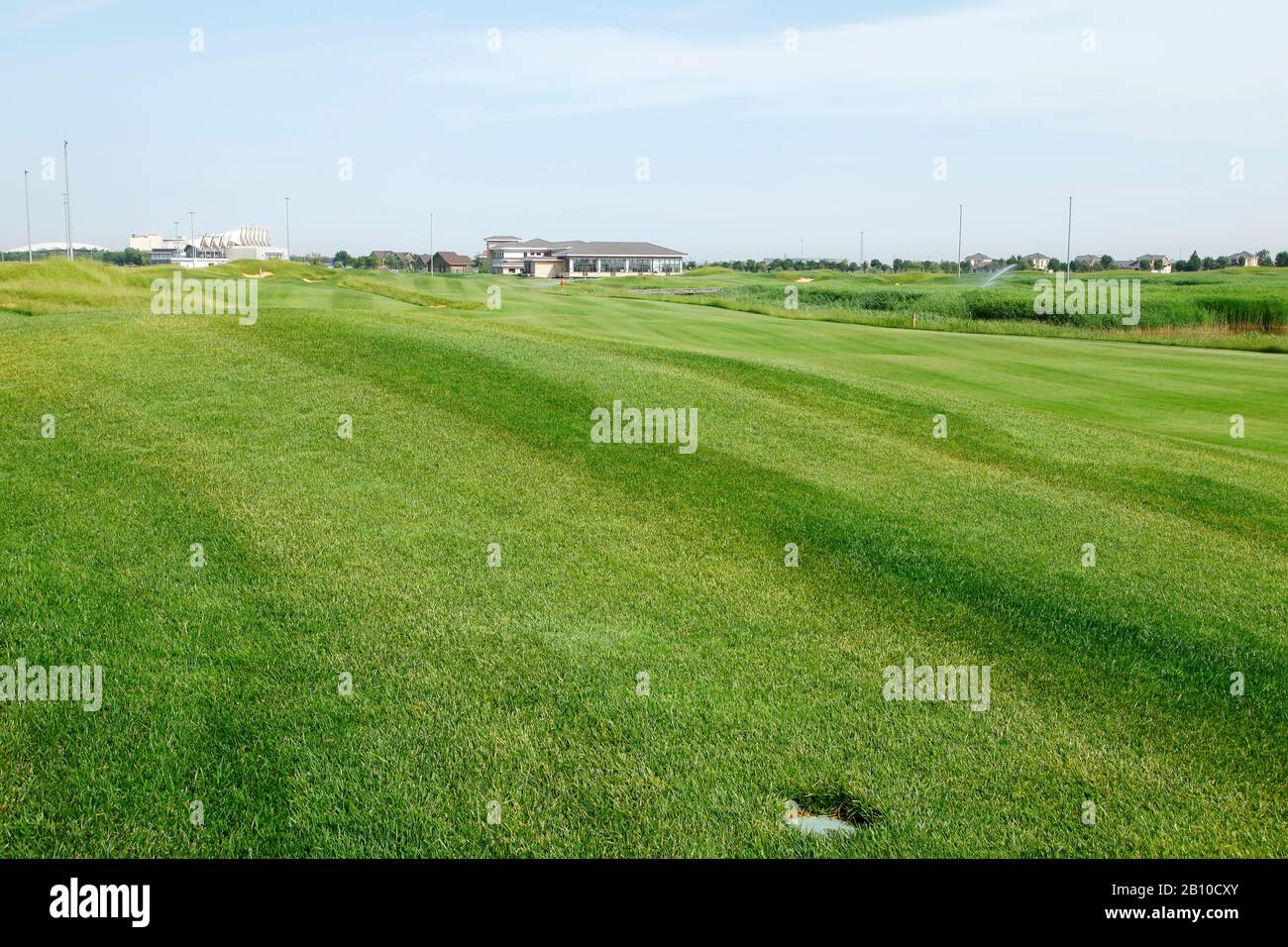 The golf course landscape,Leisure activities Stock Photo - Alamy