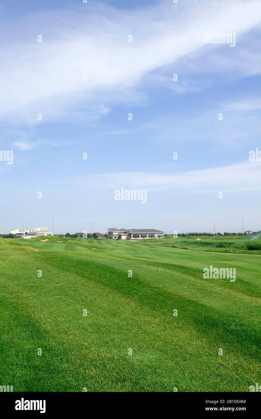 The golf course landscape,Leisure activities Stock Photo - Alamy