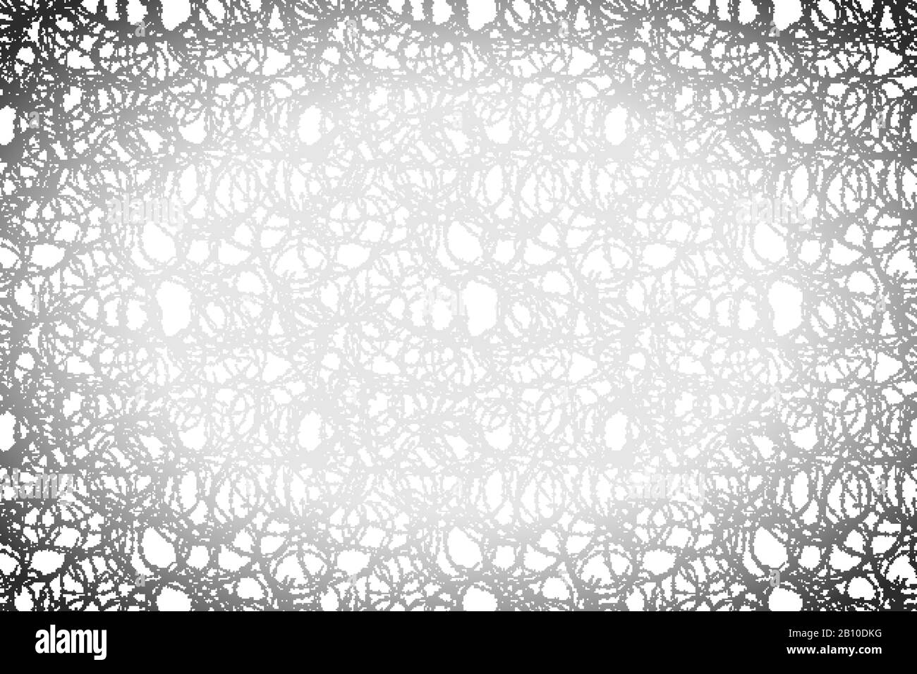 Lot of black barbed wire, wide background on white Stock Vector Image ...