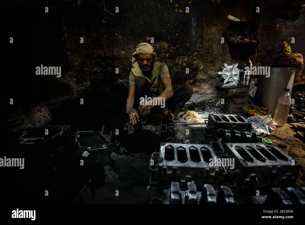 Forge of Old Delhi, India Stock Photo - Alamy
