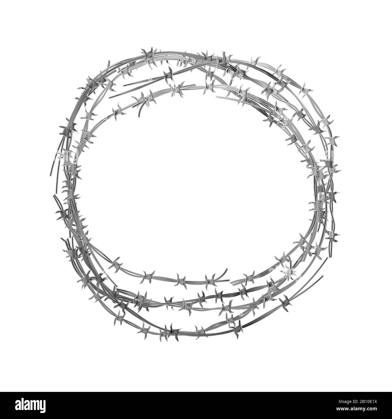 Sharp metal fence hi-res stock photography and images - Alamy