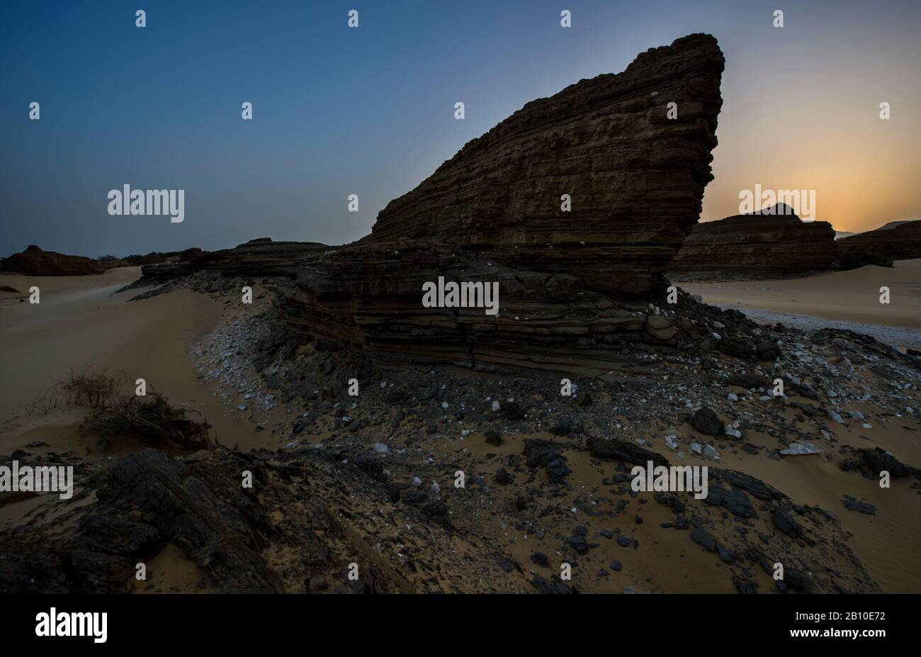 Rock formations on the edge of the Sahara, Egypt Stock Photo - Alamy
