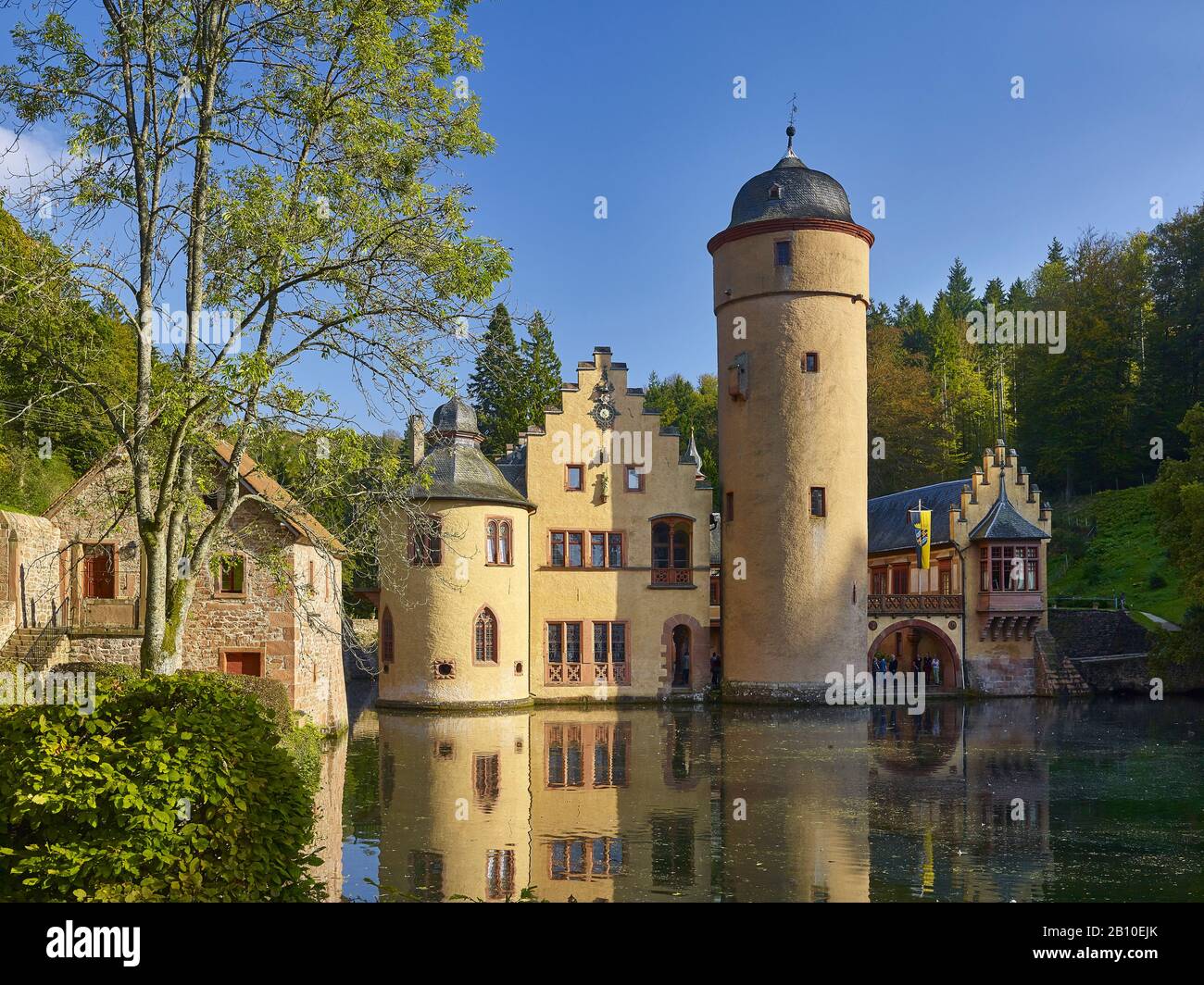 Water castle mespelbrunn spessart bavaria hi-res stock photography and ...