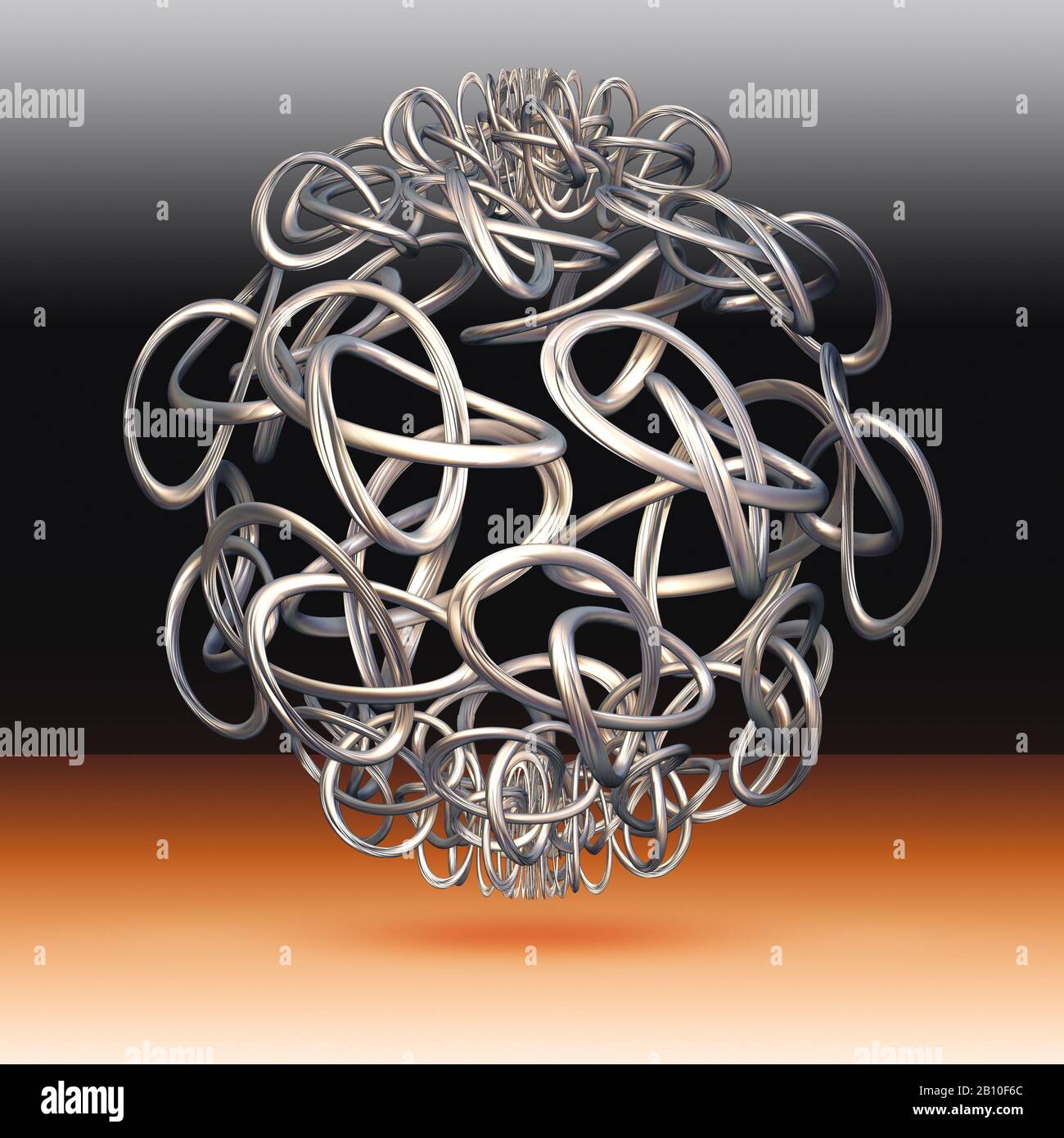 Abstract technology background with 3D element Stock Photo - Alamy