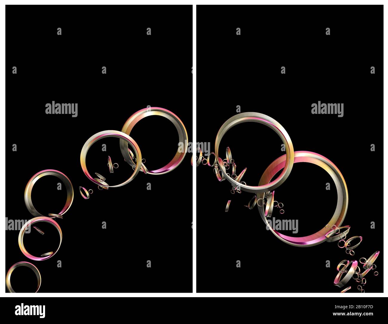 Abstract technology background with 3D element Stock Photo - Alamy