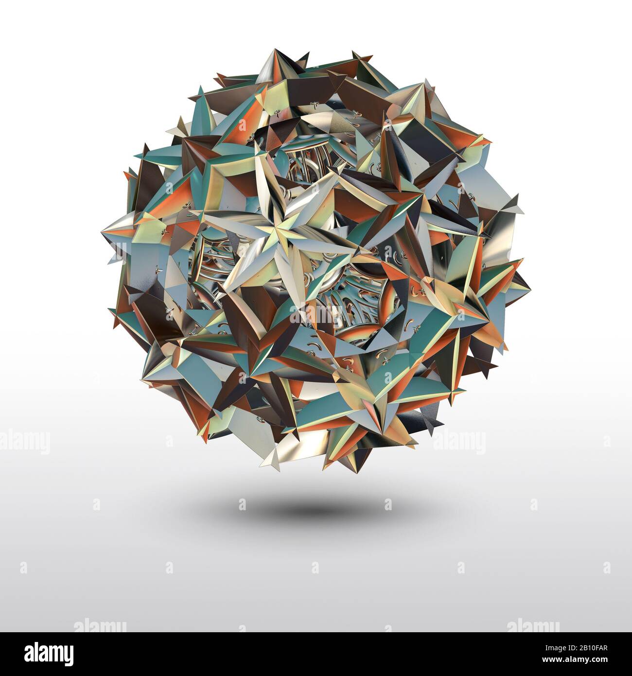 Abstract technology background with 3D element Stock Photo - Alamy