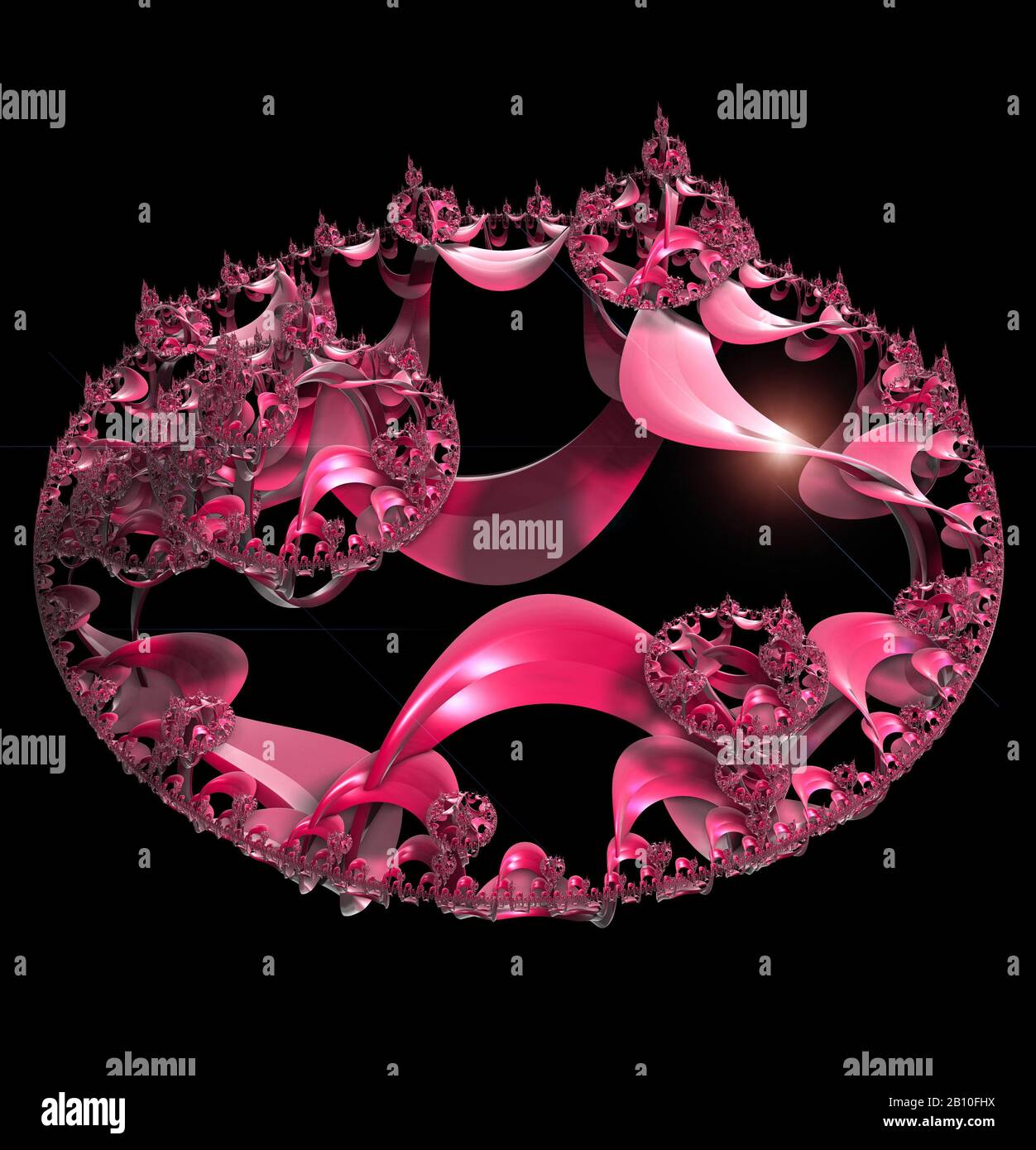 Abstract technology background with 3D element Stock Photo - Alamy